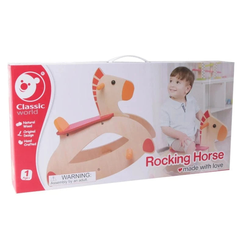 Classic World – Wooden Rocking Horse – Timeless Toys Chicago