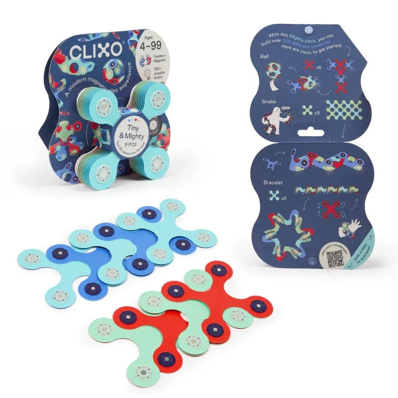 Clixo: Tiny & Mighty Magnetic Building Pack - Ocean Creatures – Timeless Toys Chicago