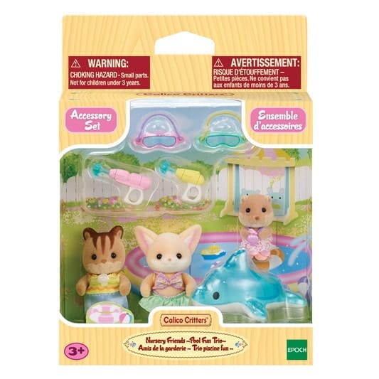 Calico Critters: Nursery Friends - Pool Fun Trio – Timeless Toys Chicago